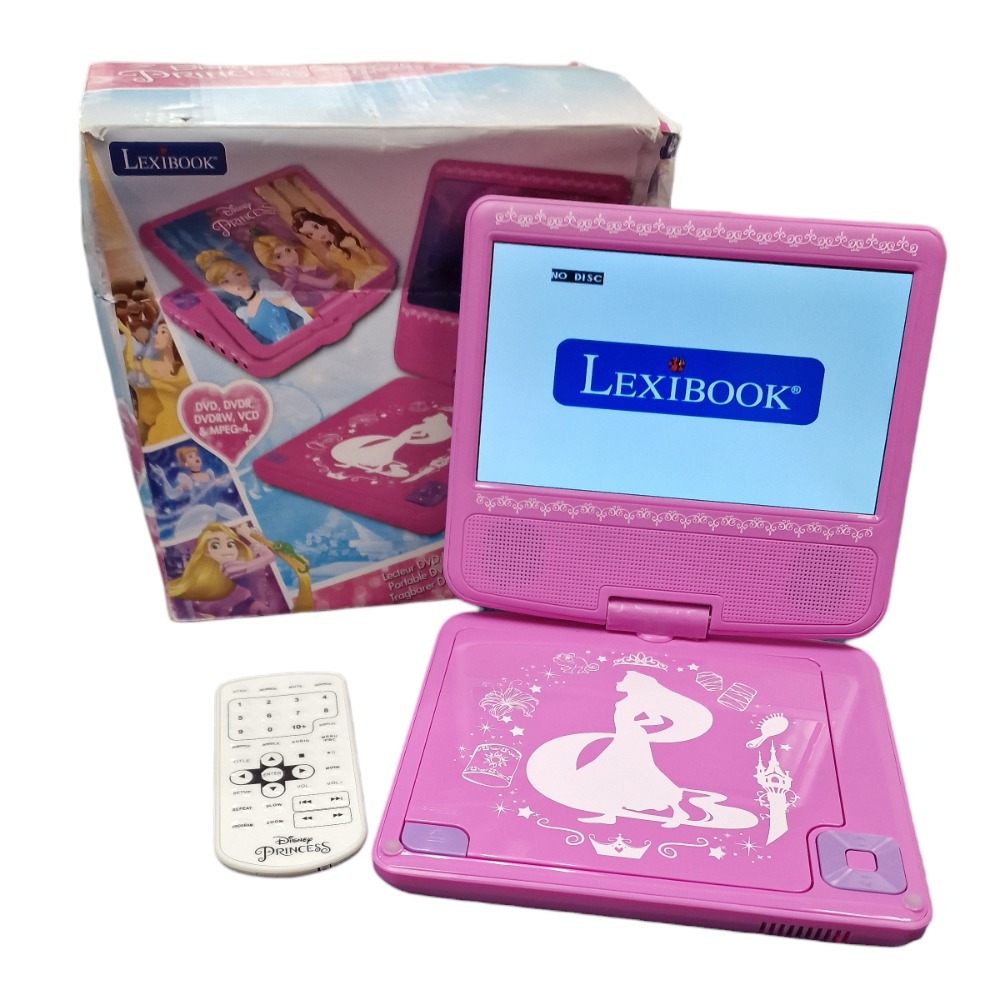 Pre-owned Lexibook Disney Princess Portable DVD Player - Own4Less